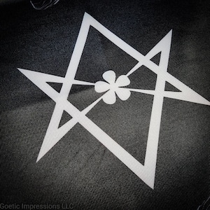 Unicursal Hexagram Altar Cloth // Thelemic Altar Decor // Aleister ...