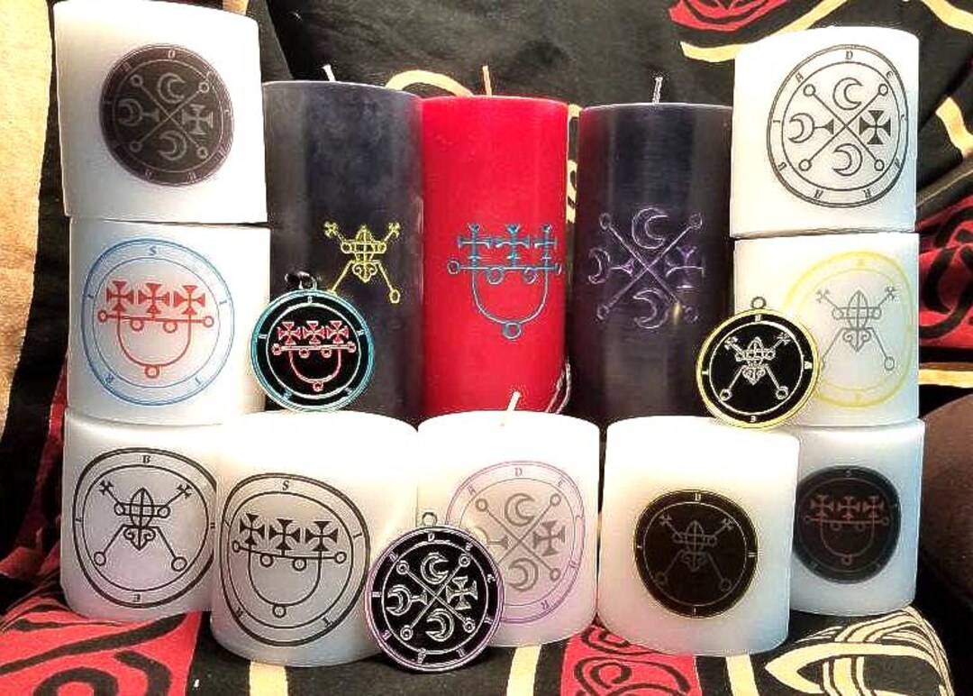 Custom Goetia Demon Sigil Candle - Etsy