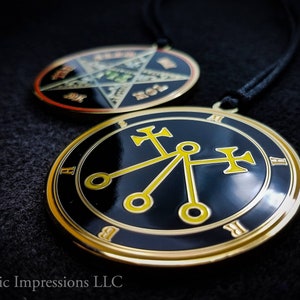 Marbas Sigil Medallion: Lesser Key of Solomon Goetic Sigil Medallion - Etsy