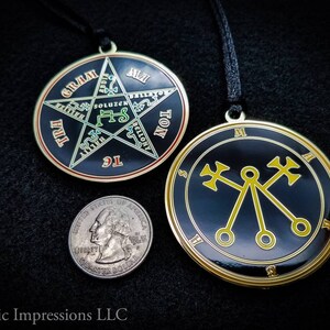 Marbas Sigil Goetia Seal Pendant for Goetic Demon Summoning Rituals ...