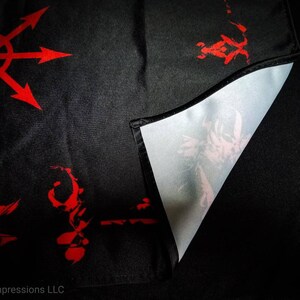 Chaos Star Altar Cloth // Satanic Sigil Altar Cloth // Chaos Sphere ...