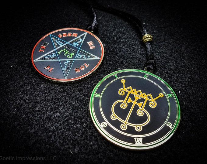 Copper Gremory Sigil Necklace // Ars Goetia Demon Seal // Lesser Key of ...