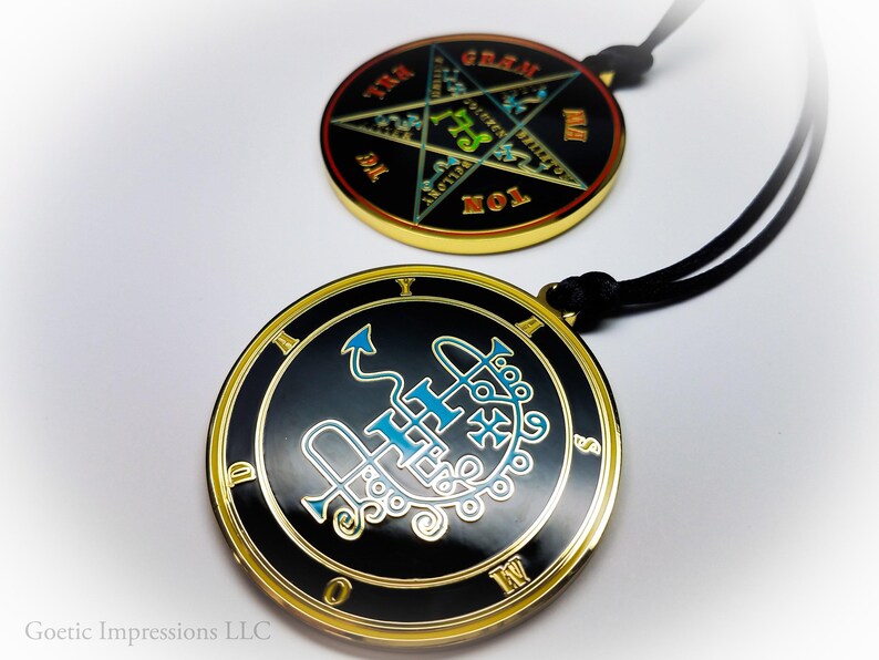 Asmoday Sigil Amulet Asmodeus Ars Goetia Demon Seal Etsy