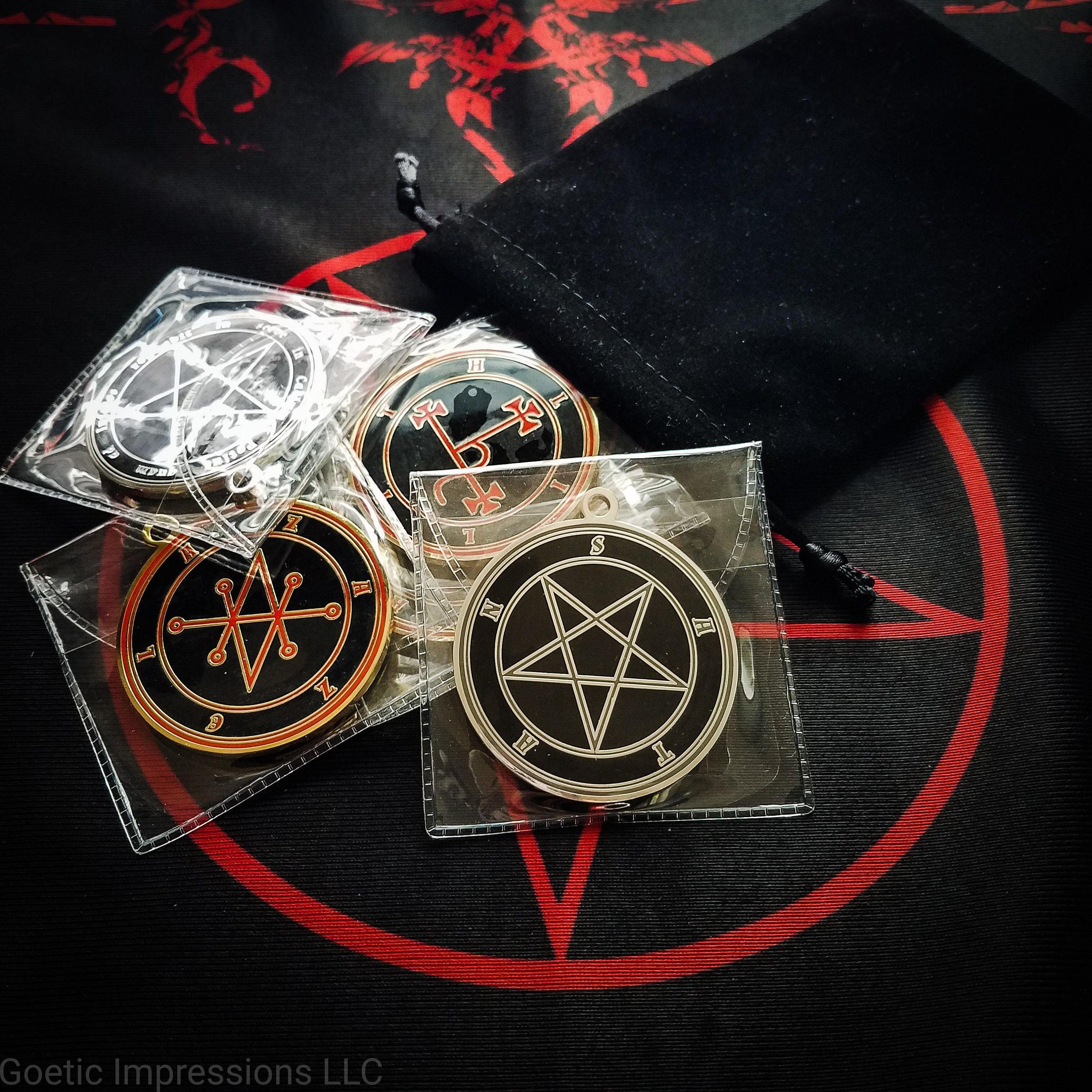 Satanic Sigil Medallion Grab Bag: (set of 3) - Etsy