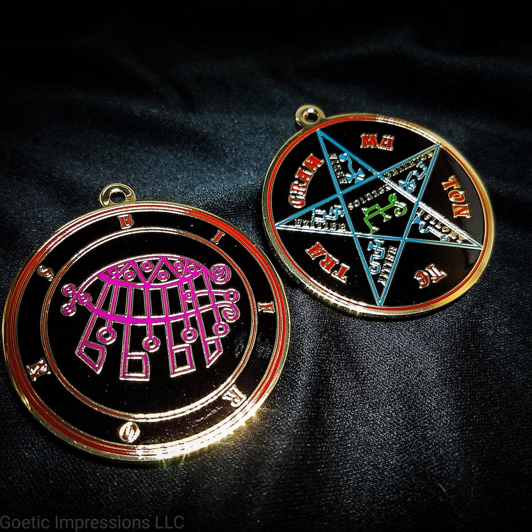 Bifrons Sigil Pendant // Ars Goetia Demon Seal // Lesser Key of Solomon ...