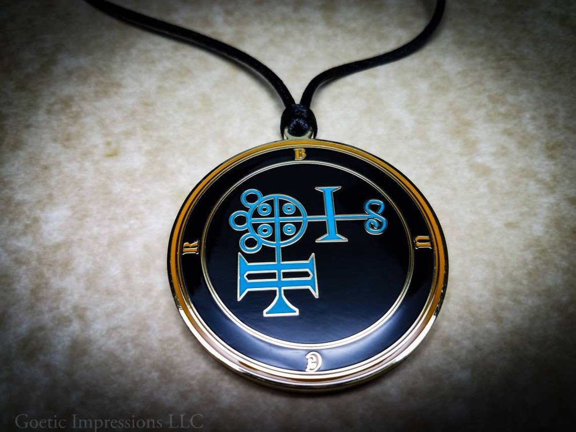 Buer Sigil Necklace // Ars Goetia Demon Seal Pendant for Goetic ...