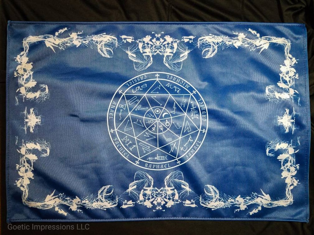 Archangel Seal Altar Cloth: 7 Planetary Spirit and Intelligences Sigils ...