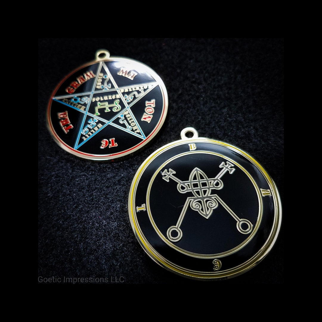 Bael Sigil Pendant // Ars Goetia Seal // Lesser Key of Solomon Goetic ...