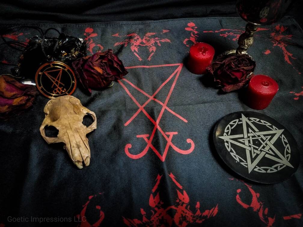 Lucifer Altar Cloth - Etsy