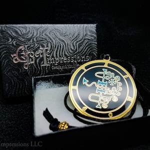 Seal of Asmoday (asmodeus) // Ars Goetia Demon Sigil Necklace // Lesser ...