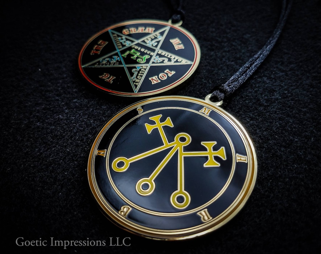 Marbas Sigil Goetia Seal Pendant for Goetic Demon Summoning Rituals ...