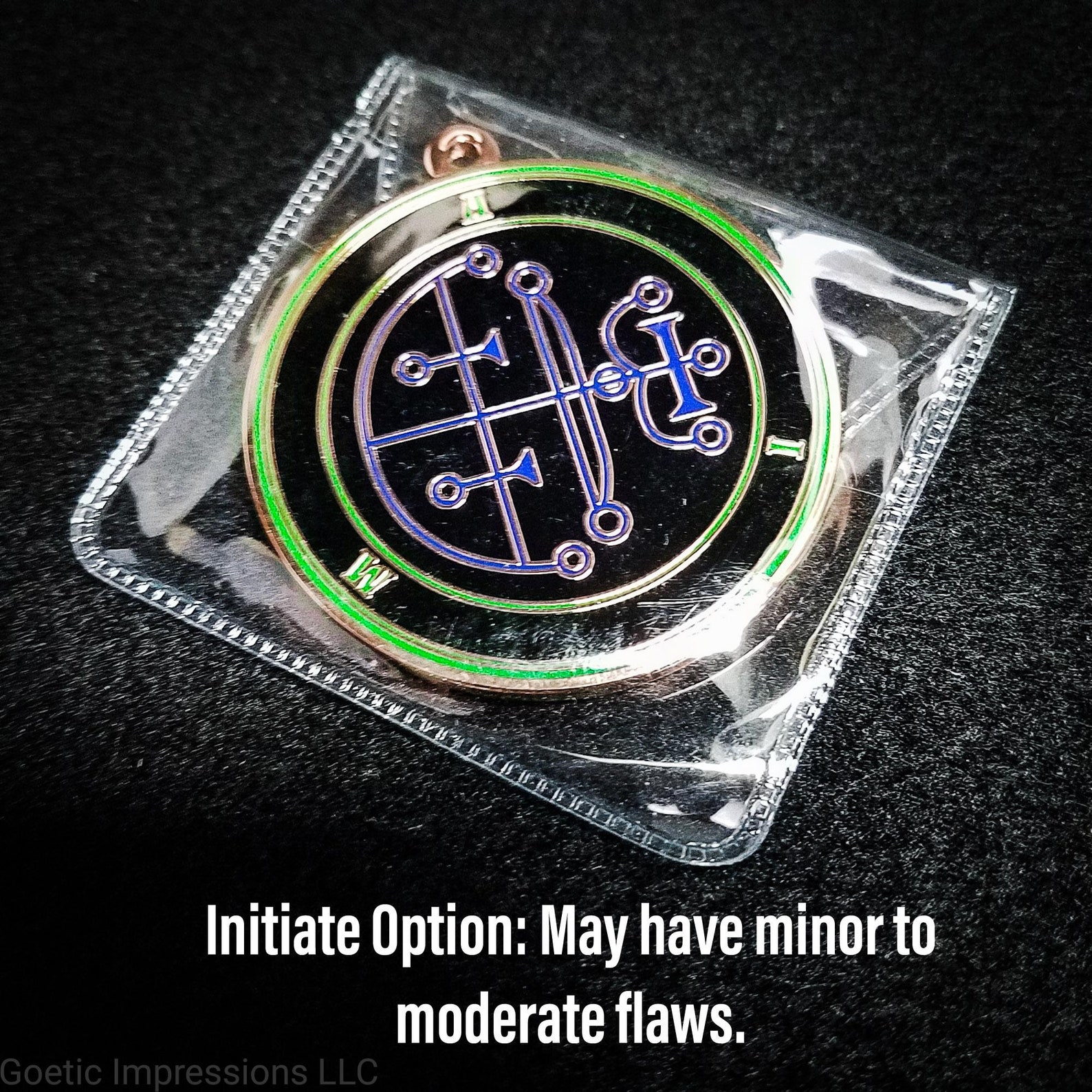 Seal of Aim (haborym) // Ars Goetia Demon Sigil Necklace // Lesser Key ...