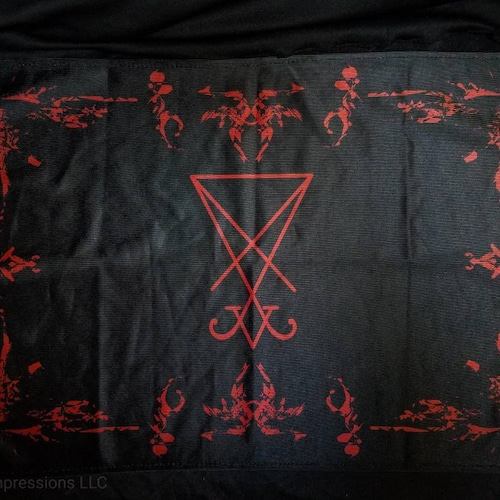 Lucifer Sigil Candle Satanic Altar Piece Occult Gift - Etsy