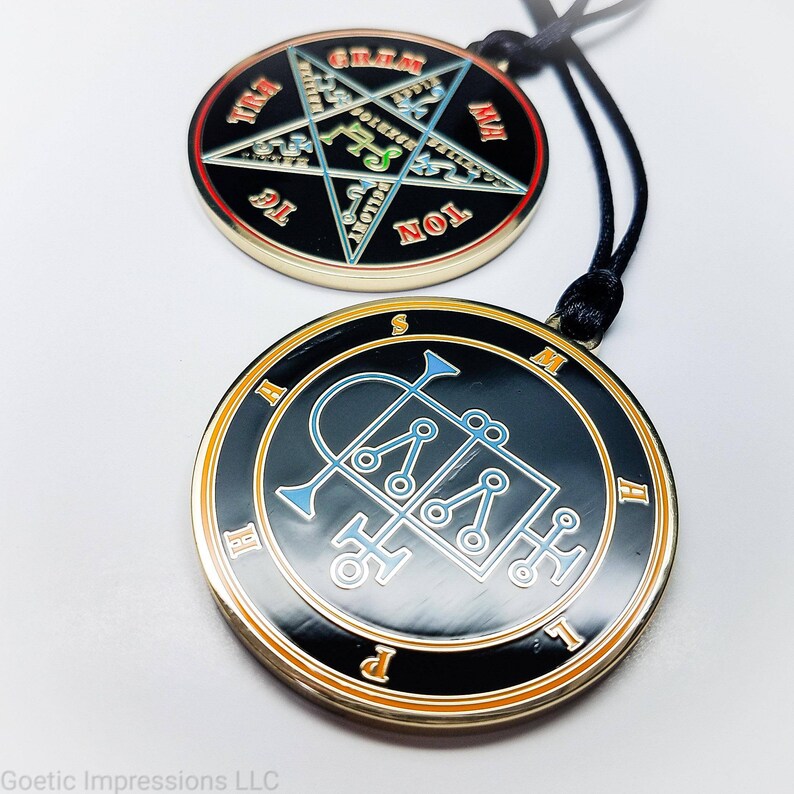 Malphas Sigil Medallion: Lesser Key of Solomon Goetic Sigil Medallion ...