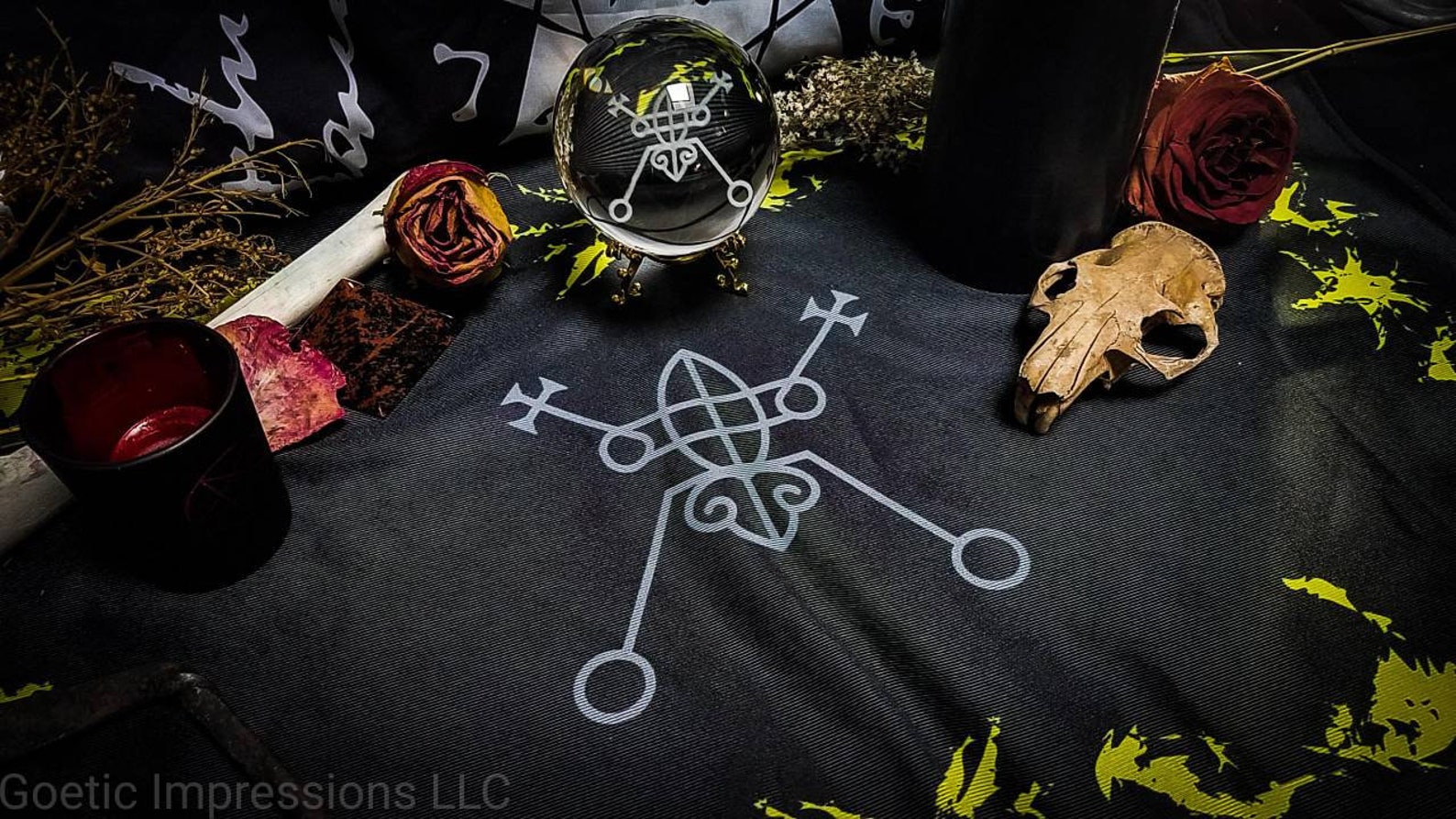 Bael Altar Cloth // Ars Goetia Sigil Altar Cloth // Goetic - Etsy