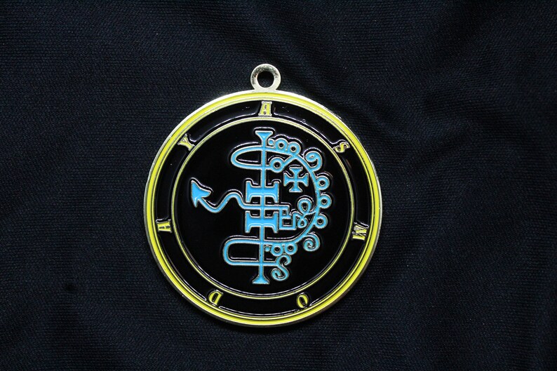 Seal of Asmoday Asmodeus // Ars Goetia Demon Sigil Necklace | Etsy