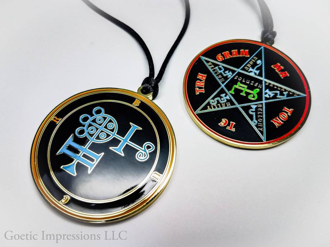 Buer Sigil Necklace // Ars Goetia Demon Seal Pendant for - Etsy