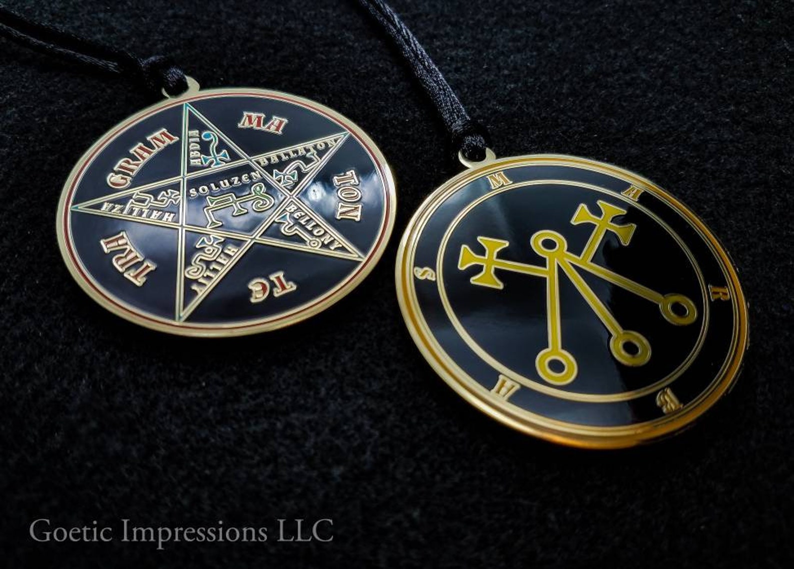 Marbas Sigil Goetia Seal Pendant for Goetic Demon Summoning - Etsy