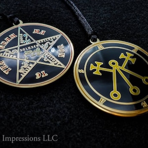 Marbas Sigil Goetia Seal Pendant for Goetic Demon Summoning Rituals ...