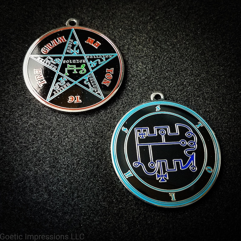 Stolas Sigil Medallion: Lesser Key of Solomon Goetic Sigil Medallion - Etsy