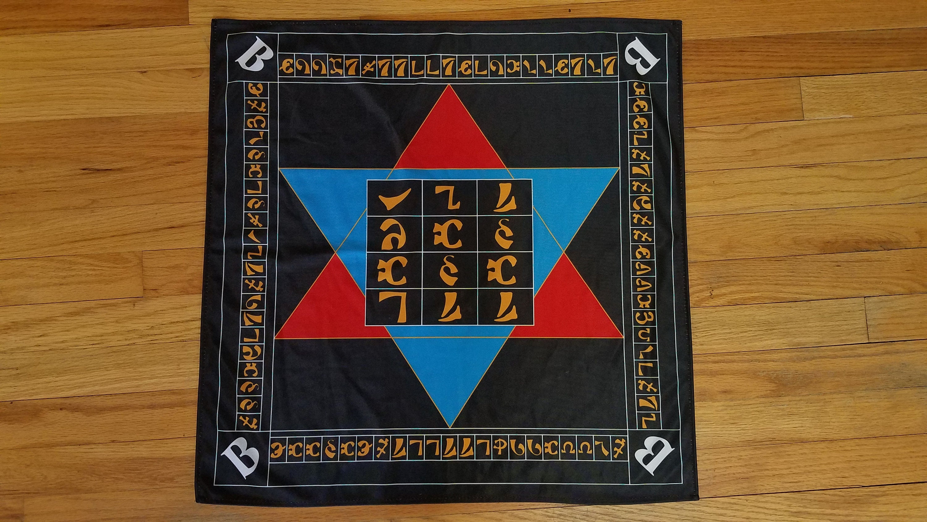 Enochian Holy Table of Practice Altar Cloth: 24"x24" - Etsy