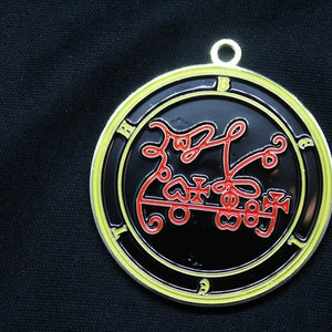 Seal of Beleth Sigil Necklace // Ars Goetia Demon Amulet // - Etsy