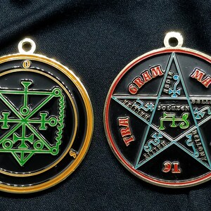 Ose Sigil Necklace // Ars Goetia Demon Seal // Lesser Key of Solomon ...