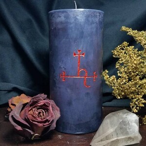 Lilith Sigil Candle, Demoness Seal Candle for Devotional Summoning - Etsy