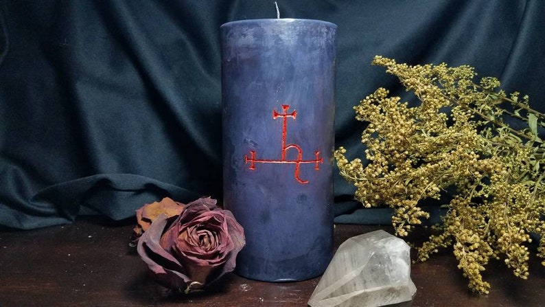 Lilith Sigil Candle demoness seal candle for devotional | Etsy