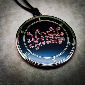 Seal of Sallos Sigil Talisman / Ars Goetia Demon Amulet / Lesser Key of ...