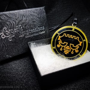 Belial Sigil Necklace // Ars Goetia Demon Seal Lamen // Lesser Key of ...
