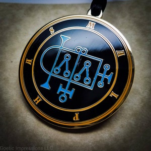 Malphas Sigil Medallion: Lesser Key of Solomon Ars Goetia Seal Ritual ...