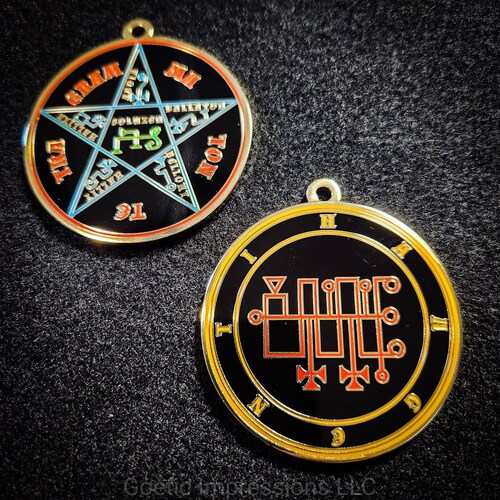 Buy Seal of Balam // Ars Goetia Demon Sigil Necklace // Lesser Key ...