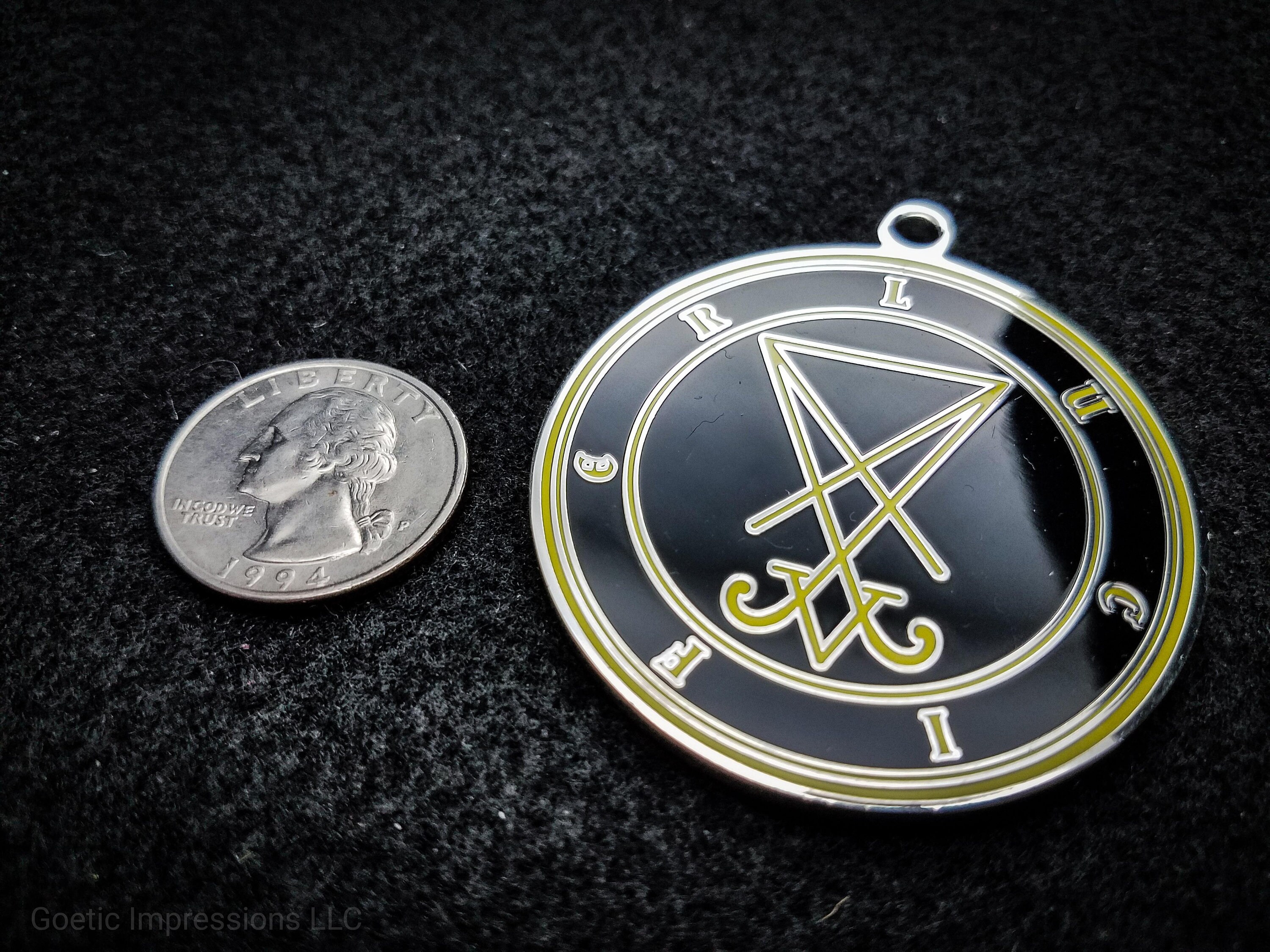 Satanic Sigil Medallion Grab Bag: (set of 3) - Etsy