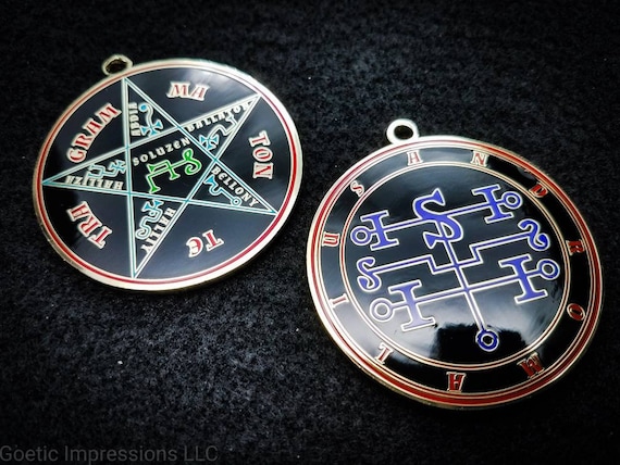 Andromalius Sigil Necklace // Ars Goetia Demon Seal Amulet // | Etsy