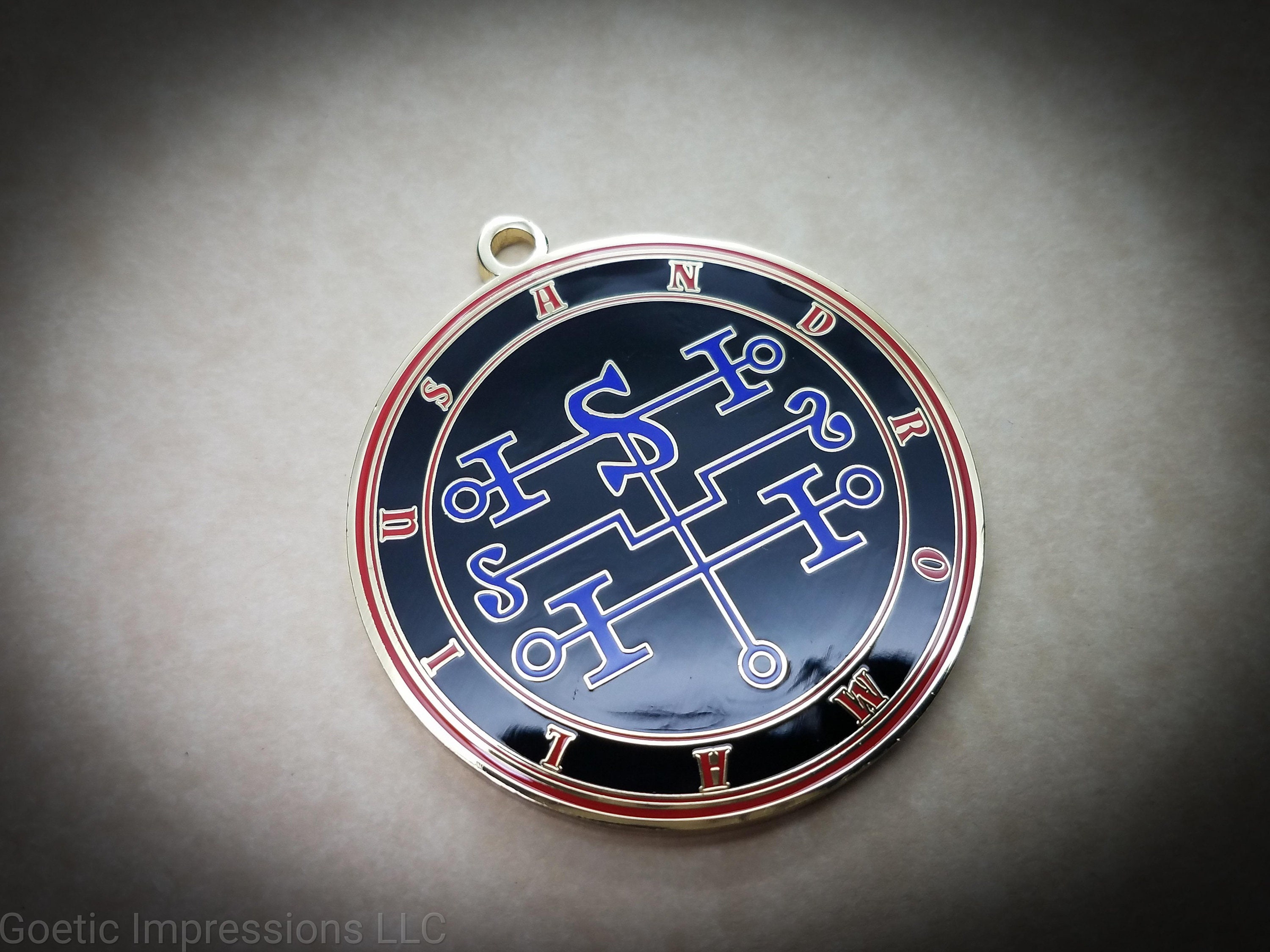 Andromalius Sigil Amulet // Ars Goetia Demon Seal Talisman // - Etsy UK