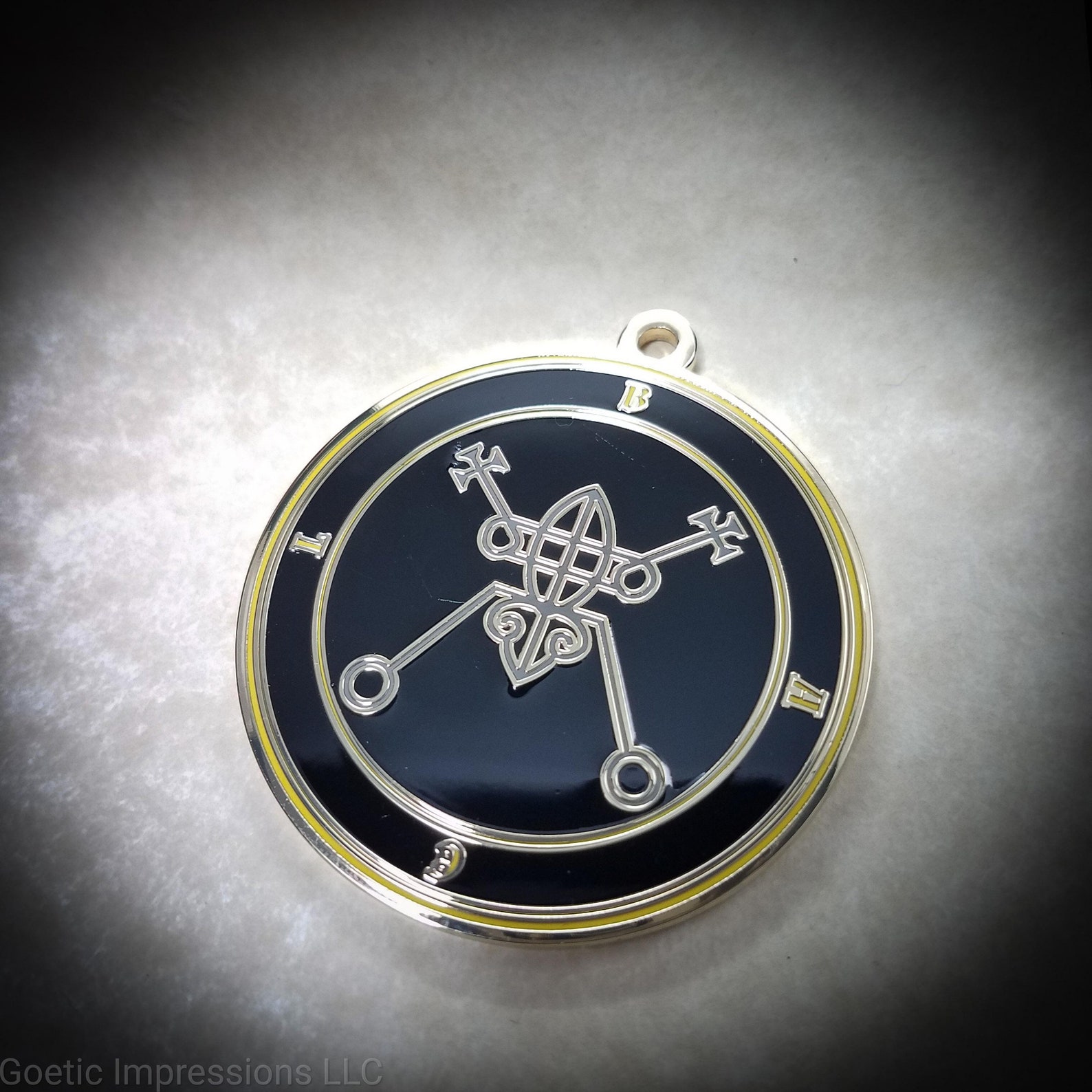 Bael Sigil Pendant // Ars Goetia Seal // Lesser Key of Solomon - Etsy