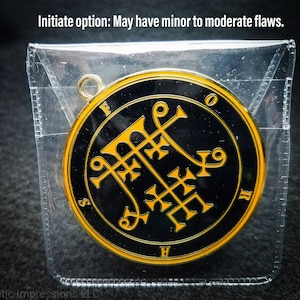 Seal of Foras Sigil Pendant // Ars Goetia Demon Sigil Necklace ...