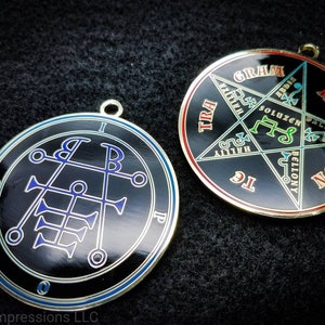Ipos Sigil Necklace // Ars Goetia Demon Seal Pendant // Lesser Key of ...