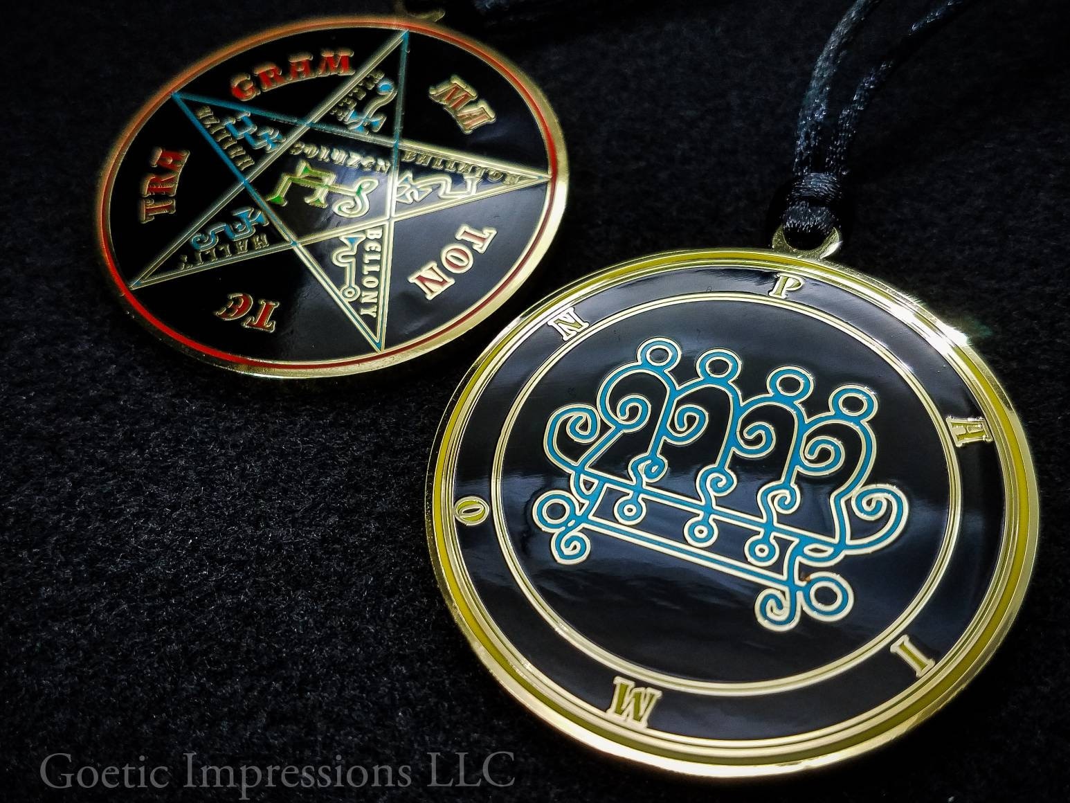 Paimon Sigil Necklace // Ars Goetia Demon Seal // Lesser Key - Etsy ...