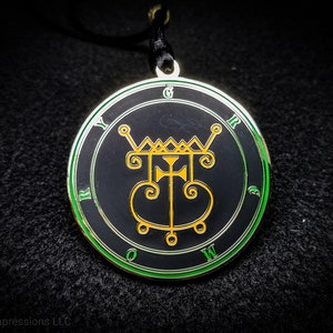 Copper Gremory Sigil Necklace // Ars Goetia Demon Seal // Lesser Key of ...