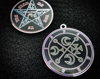 Seal of Murmur Sigil Necklace // Ars Goetia Demon Amulet // Lesser Key ...