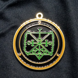 Ose Sigil Necklace // Ars Goetia Demon Seal // Lesser Key of Solomon ...