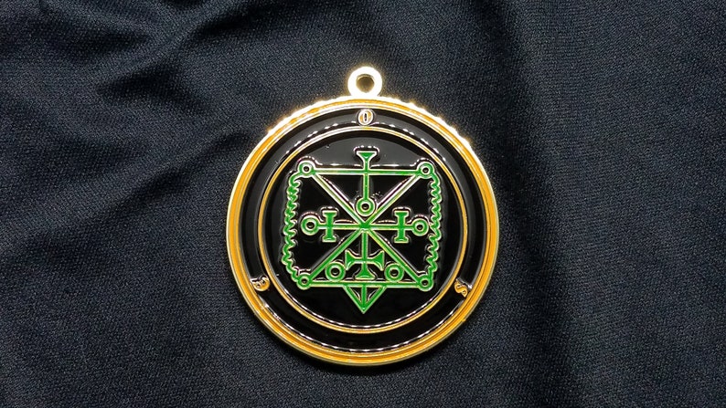 Ose Sigil Necklace // Ars Goetia Demon Seal // Lesser Key of - Etsy