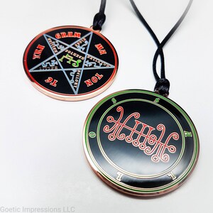 Seal of Sallos Sigil Talisman / Ars Goetia Demon Amulet / Lesser Key of ...