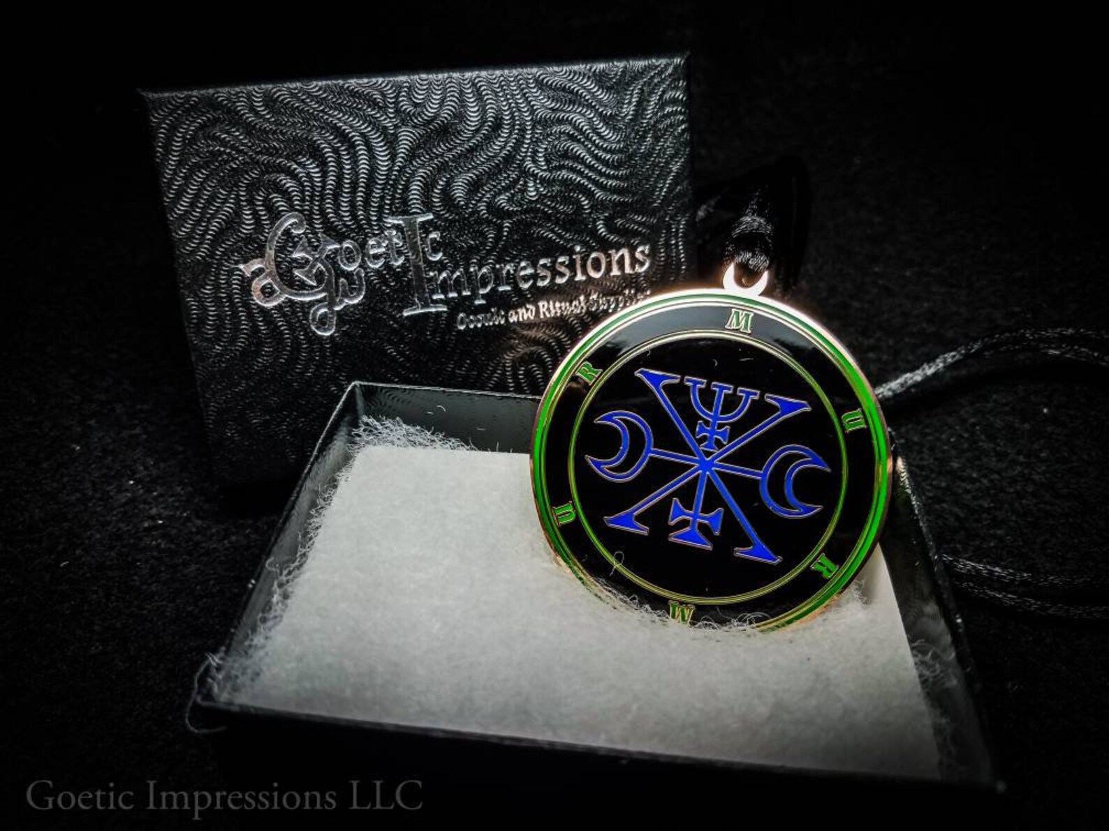 Seal of Murmur Sigil Necklace // Ars Goetia Demon Amulet // | Etsy