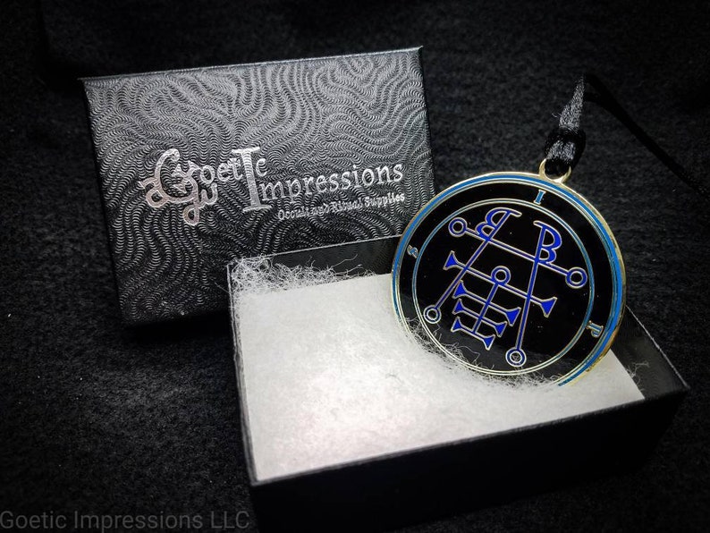 Ipos Sigil Necklace // Ars Goetia Demon Seal Pendant // Lesser Key of ...