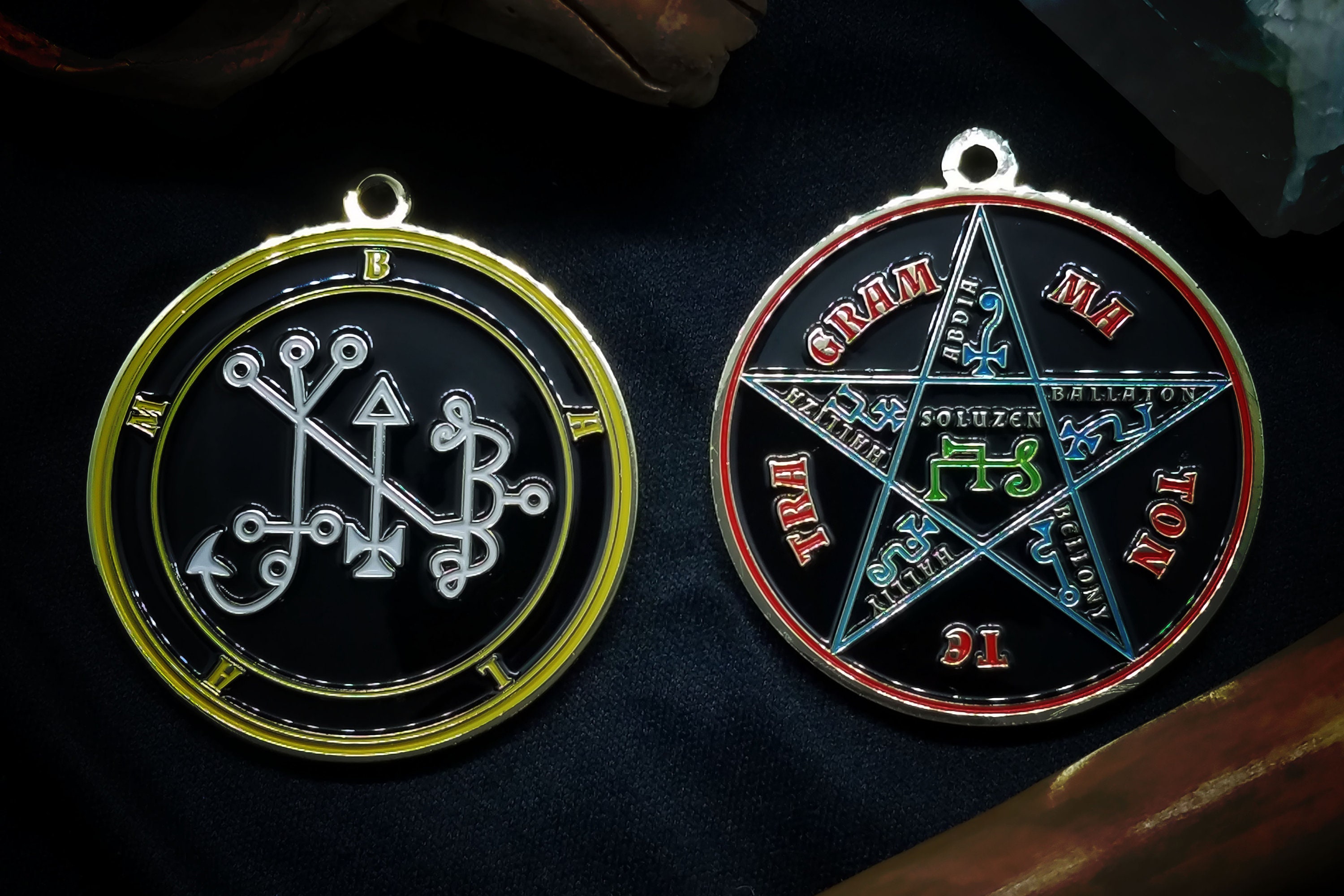 Seal of Balam // Ars Goetia Demon Sigil Necklace // Lesser Key - Etsy ...