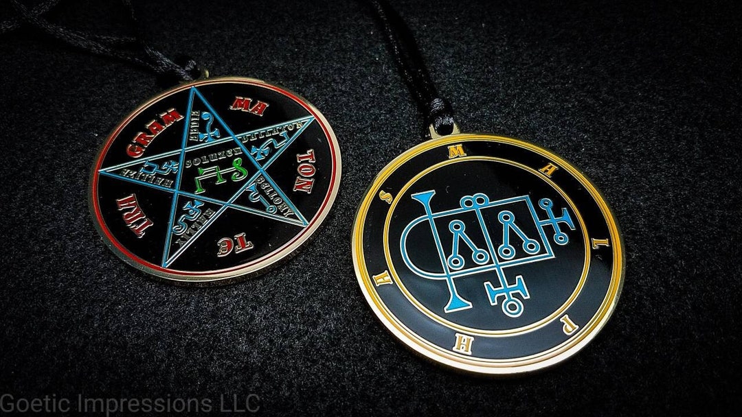 Malphas Sigil Medallion: Lesser Key of Solomon Ars Goetia Seal Ritual ...