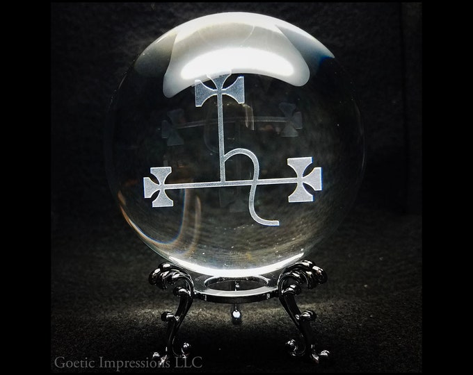Lilith Crystal Ball With Stand - Etsy